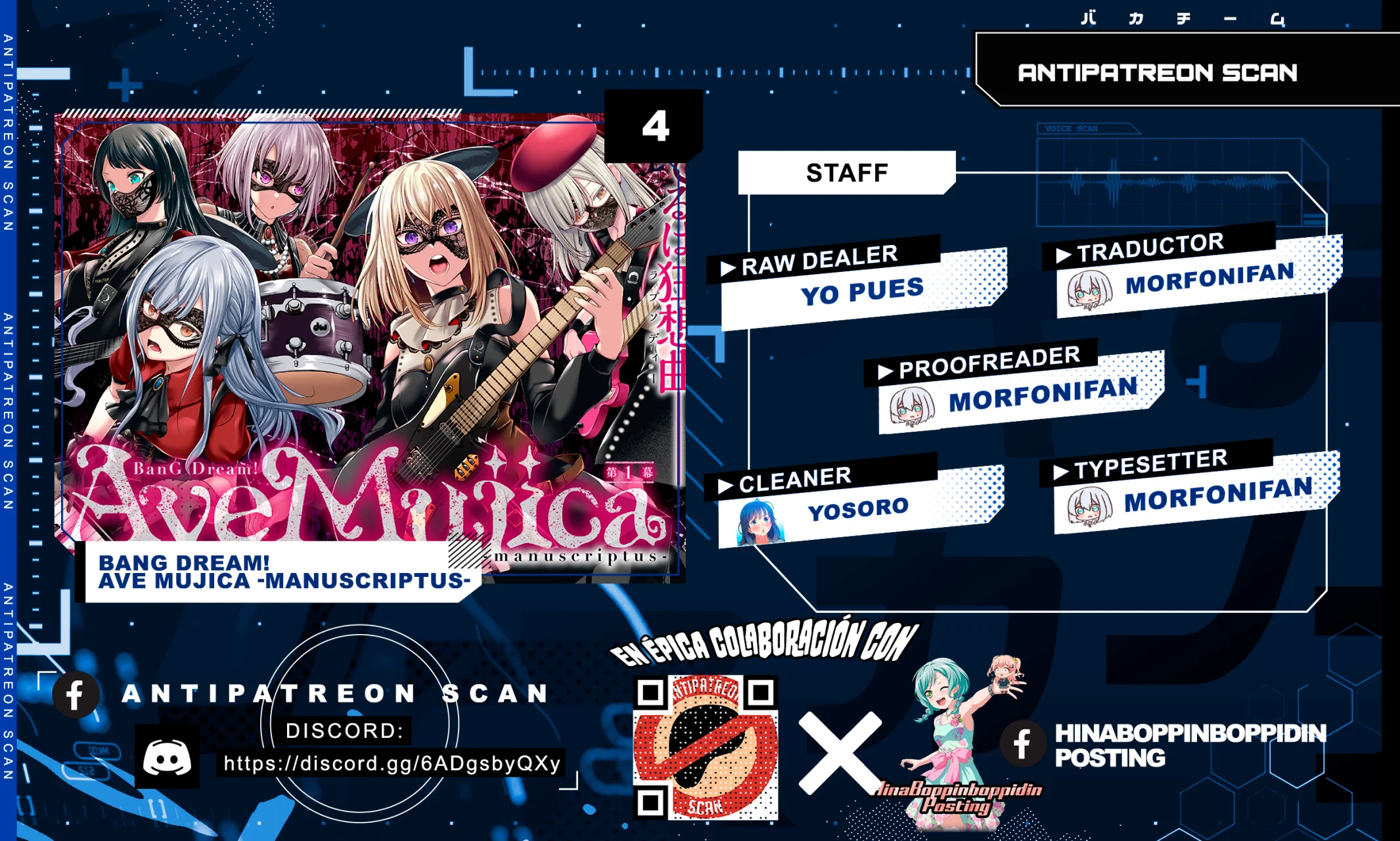 BanG Dream! Ave Mujica -manuscriptus Capítulo 4.0 - Arthii